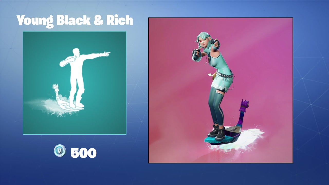 Young Black & Rich | Fortnite Emote - YouTube