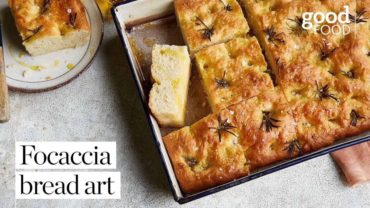 Focaccia bread art - In The Zone - YouTube