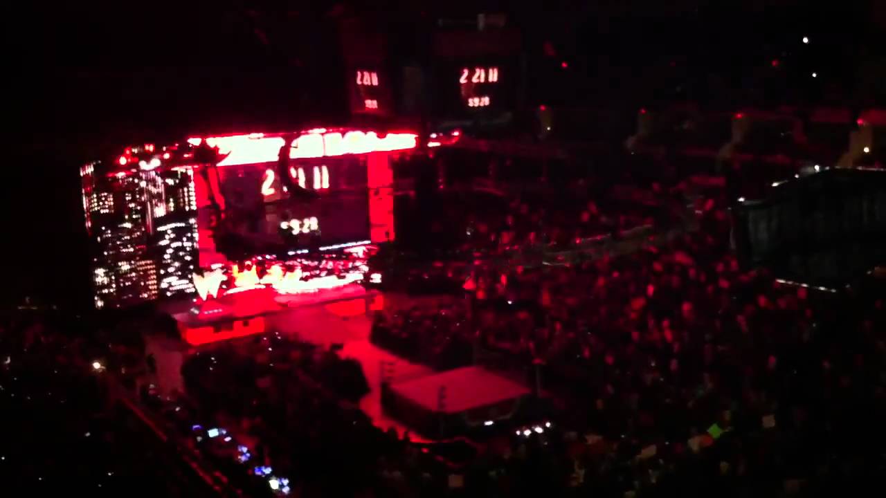 Monday night raw (2-21-2011) at the Save Mart Center in Fresno Ca - YouTube