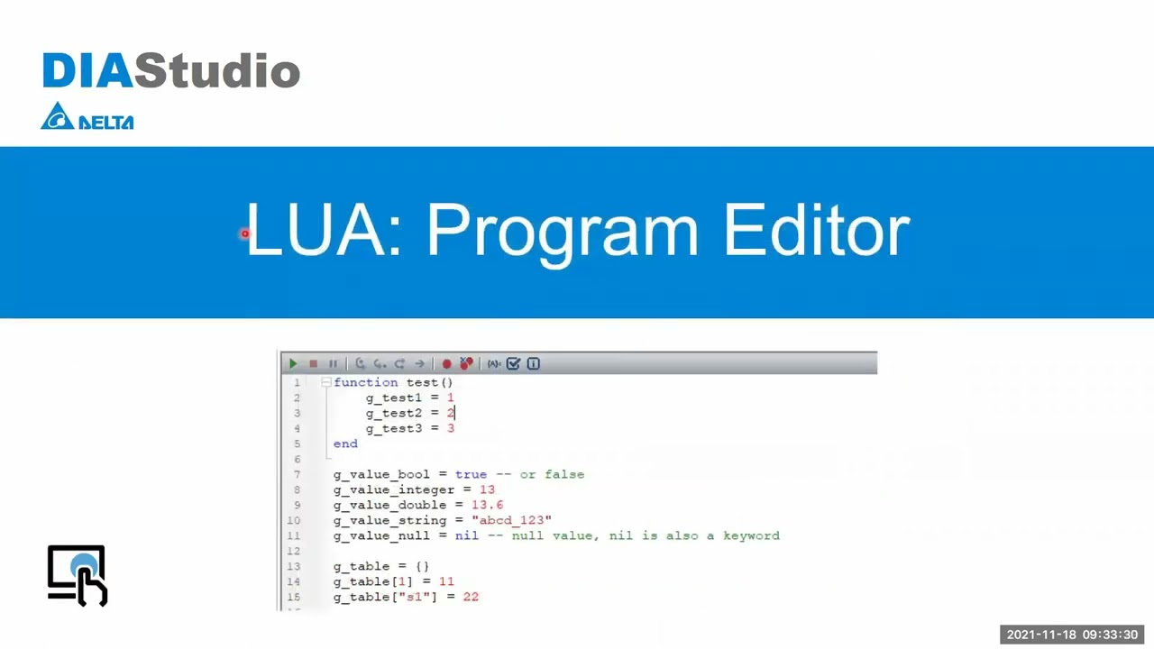 DIAStudio | Online Training DIAScreen DIATag and LUA Programming - YouTube