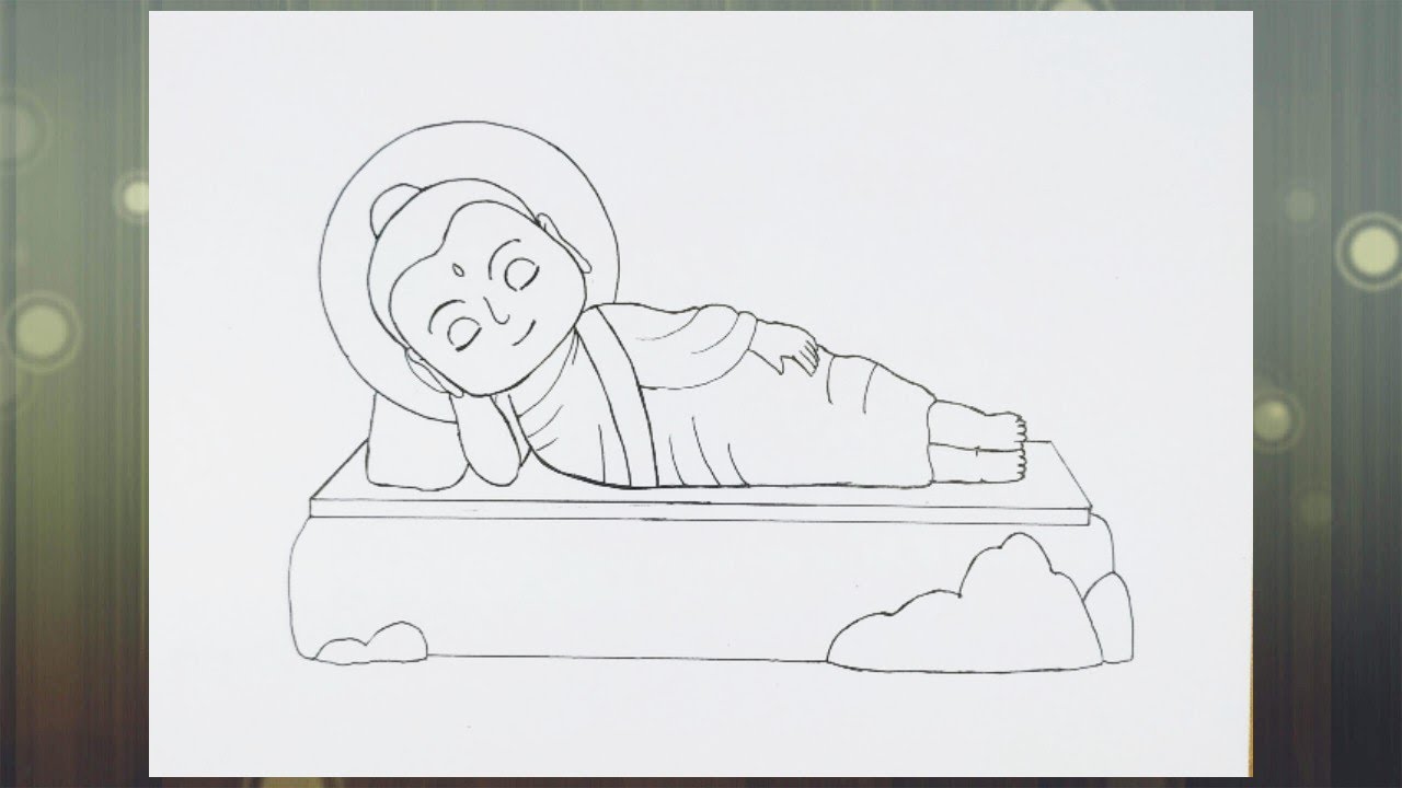 How to draw buddha - YouTube