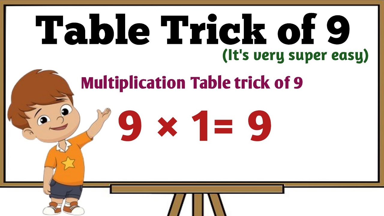 Table Trick Of 9 Table Of 9 Multiplication Table Trick Of 9 9 Ka table-trick-of-9-table-of-9-multiplication-table-trick-of-9-9-ka