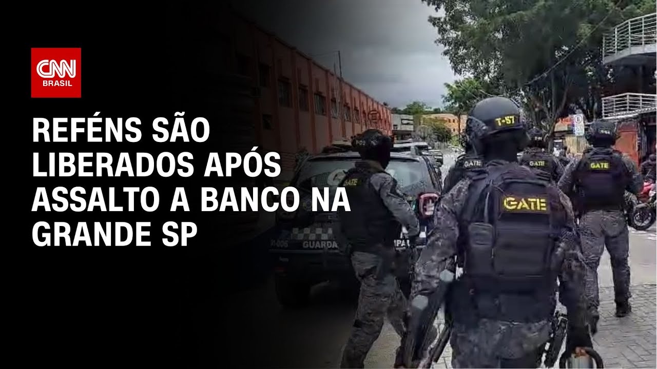 Reféns são liberados após assalto a banco na Grande SP | BASTIDORES CNN ...