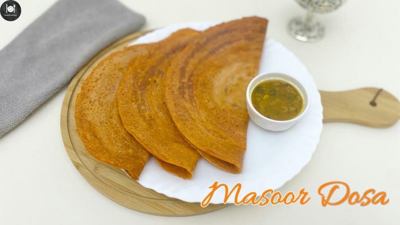 Instant Masoor Dosa | Healthy Breakfast Recipe | How To Make Instant ...