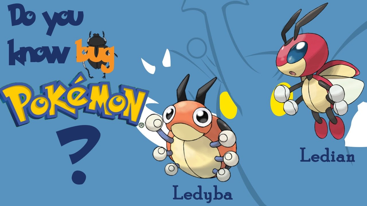 Do you know bug pokemon? - N° 165 - 166 Ladybug - YouTube