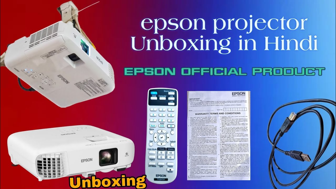 Epson Projector Unboxing | EPSON H971C | Official Epson Product # ...