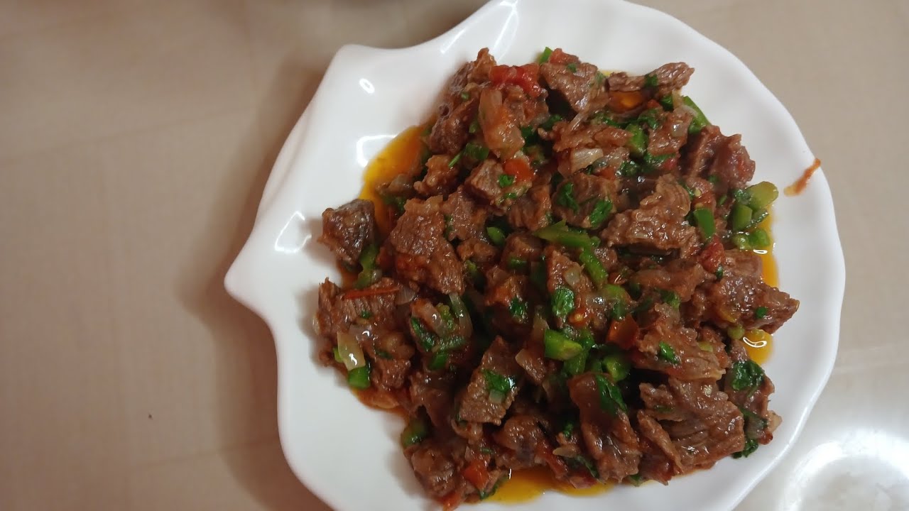 Wet fry beef recipe || No spice || Easy recipe - YouTube