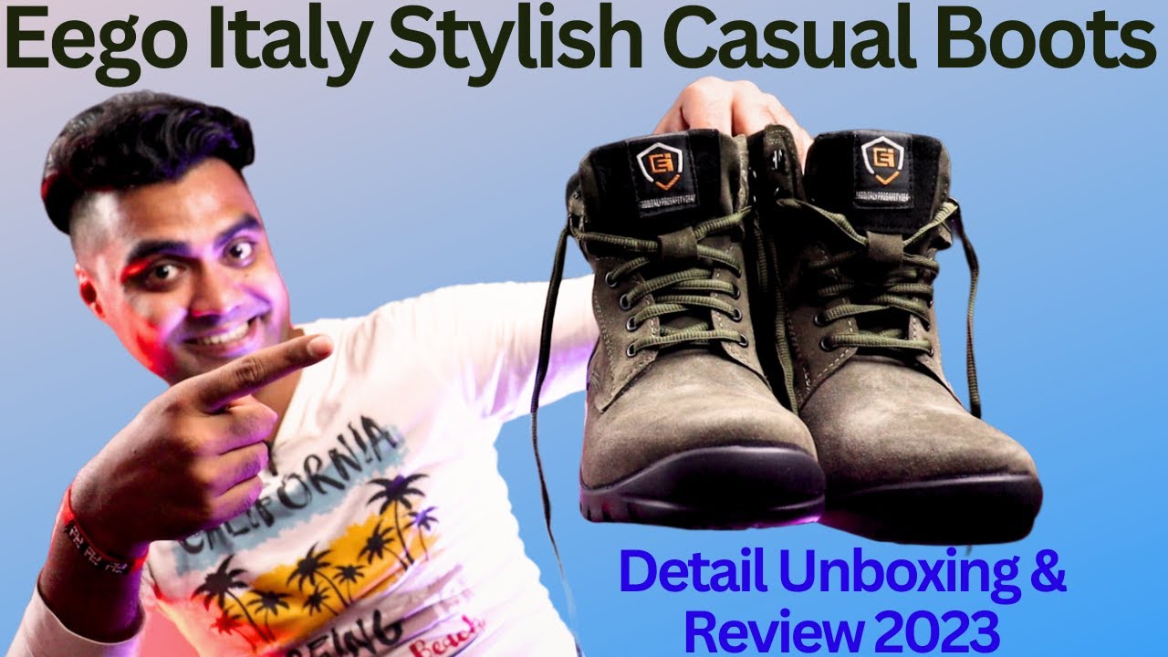 Eego Italy Stylish Casual Boots 🔥 || Detail Unboxing & Review || 2023 ...