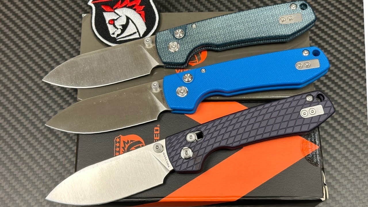 Vosteed Raccoon Aluminum with Crossbar lock & Nitro-V blade - YouTube