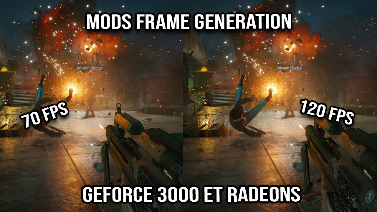 Mods Frame Generation avec RTX 3000 et Radeons, ca donne quoi ? - YouTube