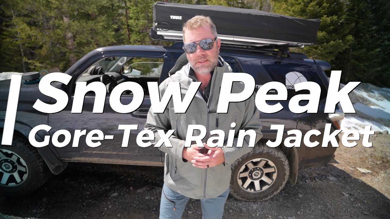 Snow Peak Gore-Tex Rain Jacket - Fully Featured - YouTube