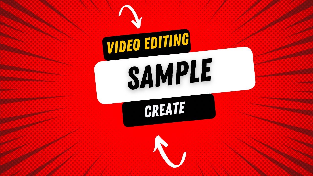 Video Editing job Sample Create - YouTube