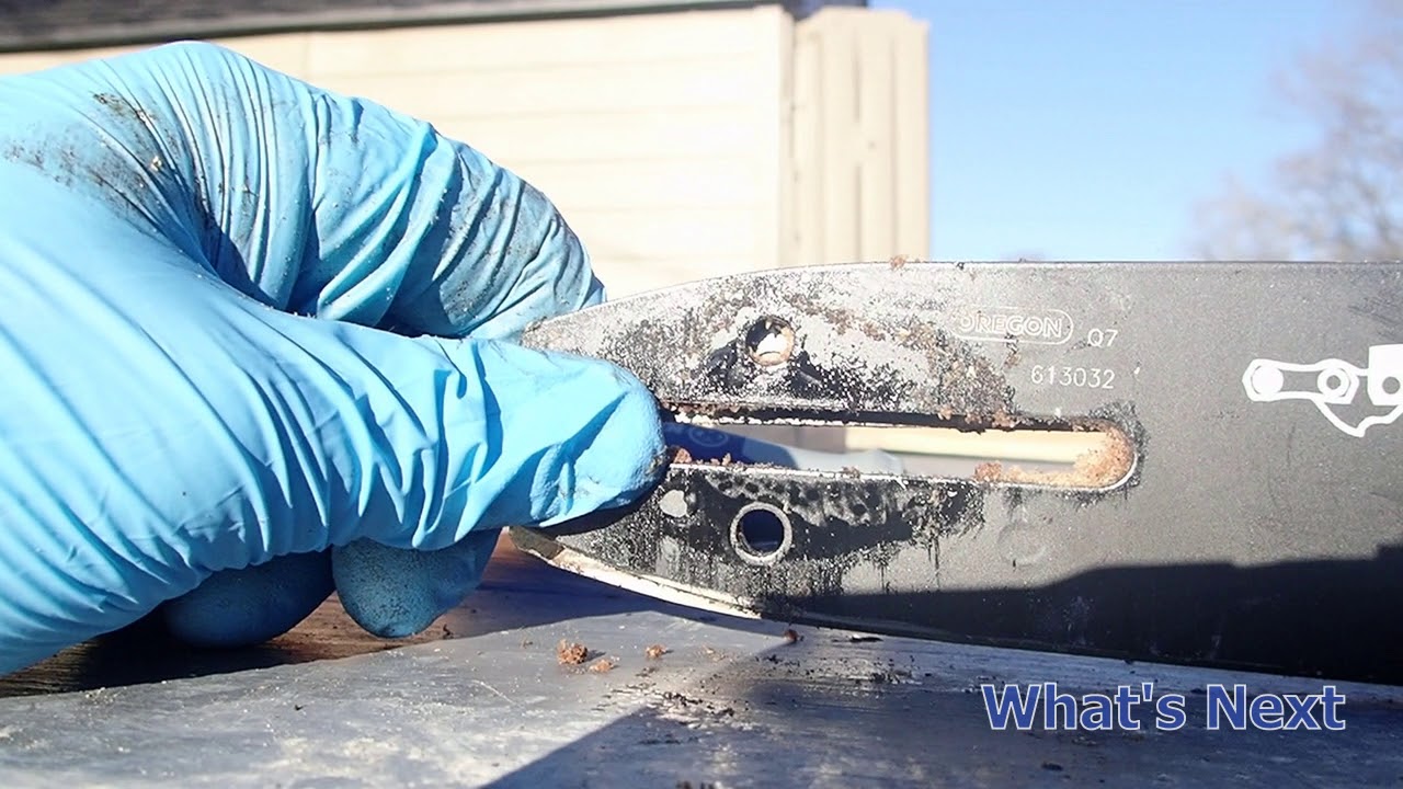 EGO 18 Inch CS1804 Chainsaw bar compatibly test. - YouTube