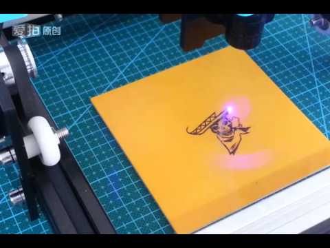 Upgraded version！GRBL Laser engraver! - YouTube