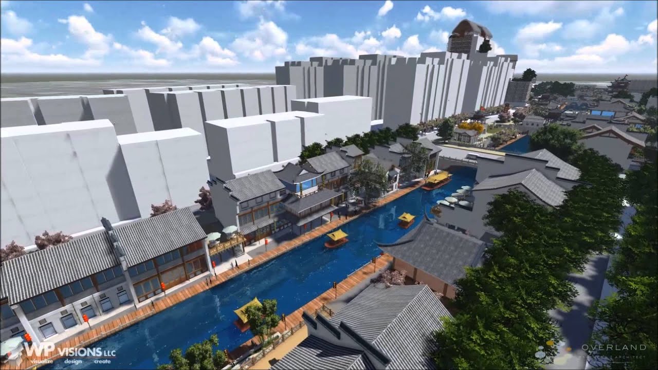 Mixed Use River Development - Fly Through - YouTube