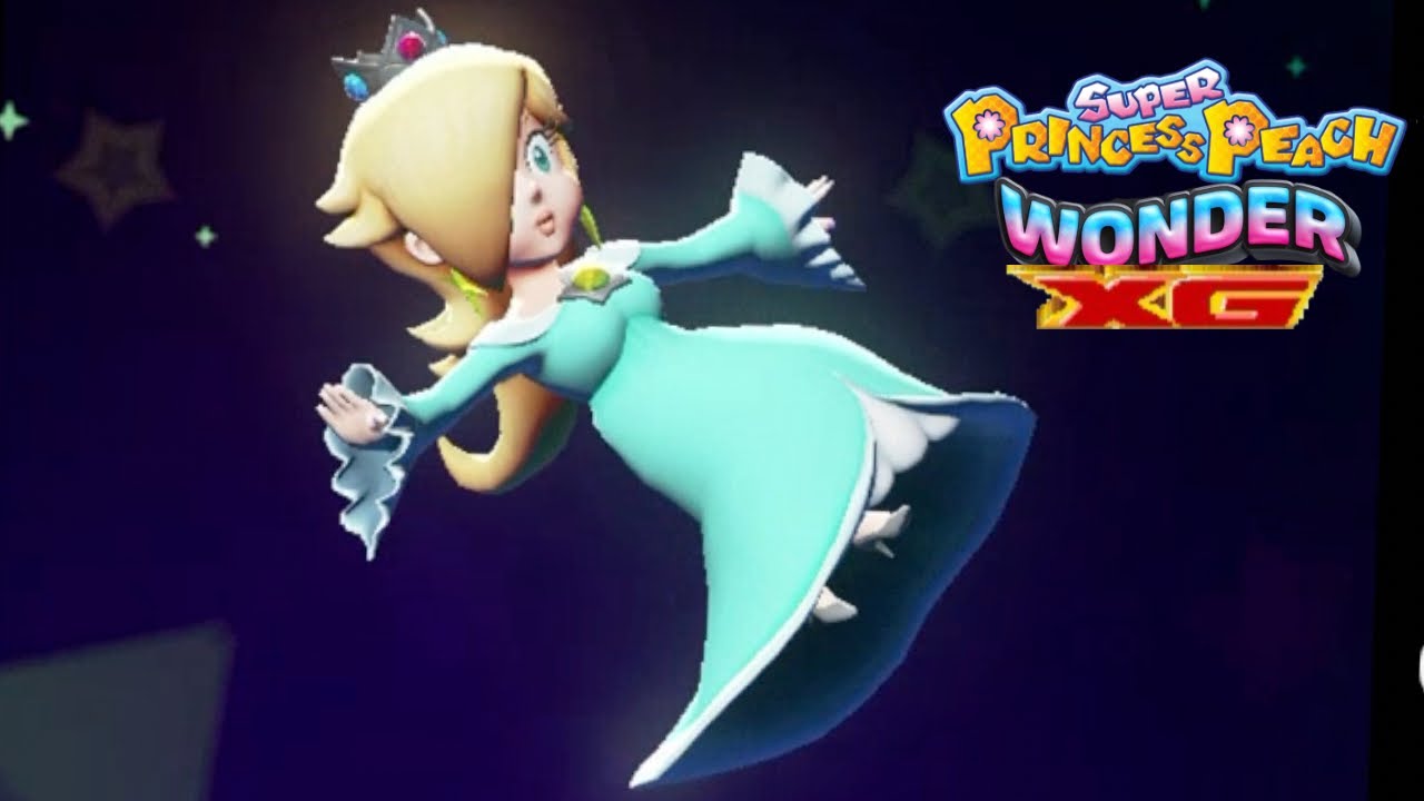 Super Princess Peach Wonder XG - Rosalina puffs up her cheeks in space ...