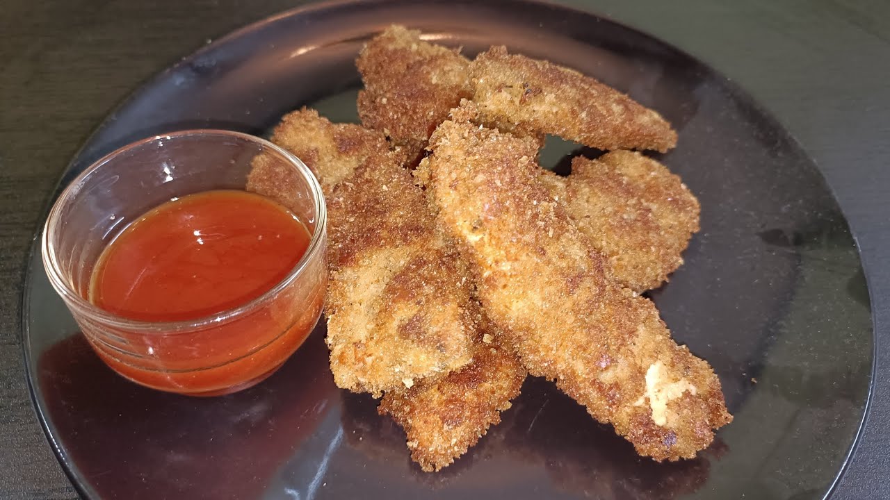 Crispy Chicken Cheese Fingers Recipe|Chicken Cheese sticks Recipe - YouTube
