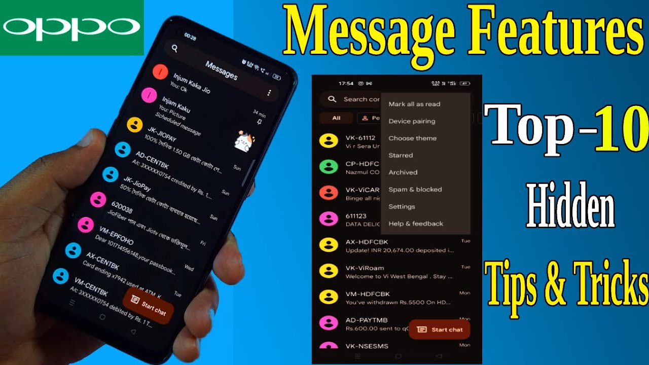 Oppo Message Settings | Oppo Best Message Features | Oppo Message Tips ...