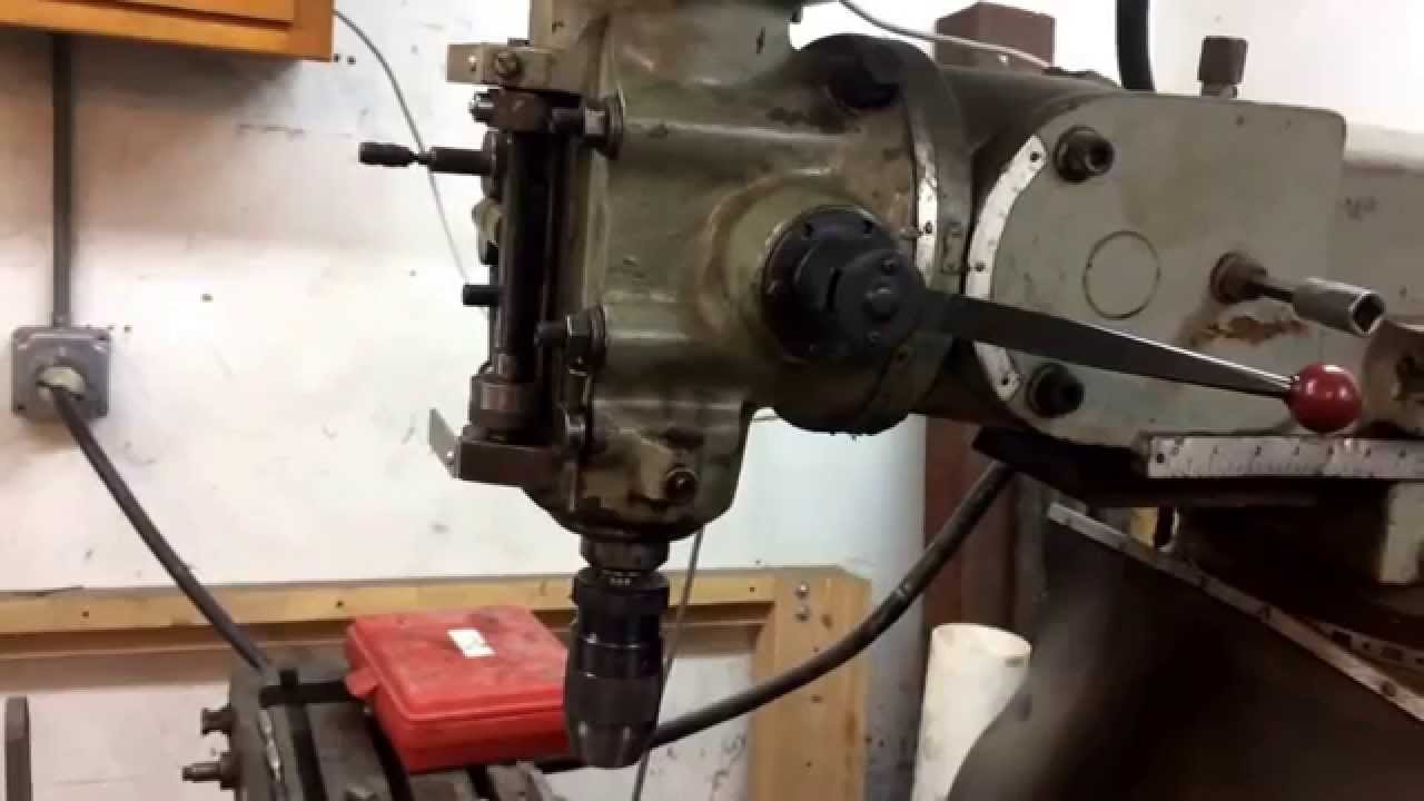 Kondia knee mill clock spring assembly repair/replacement: part 3 ...