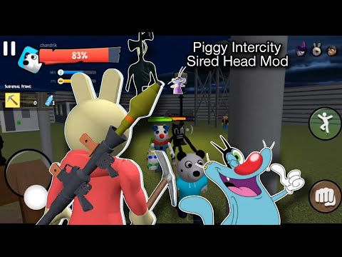 Piggy Intercity Sired Head Mod - Android Game | Chandrik Game Play