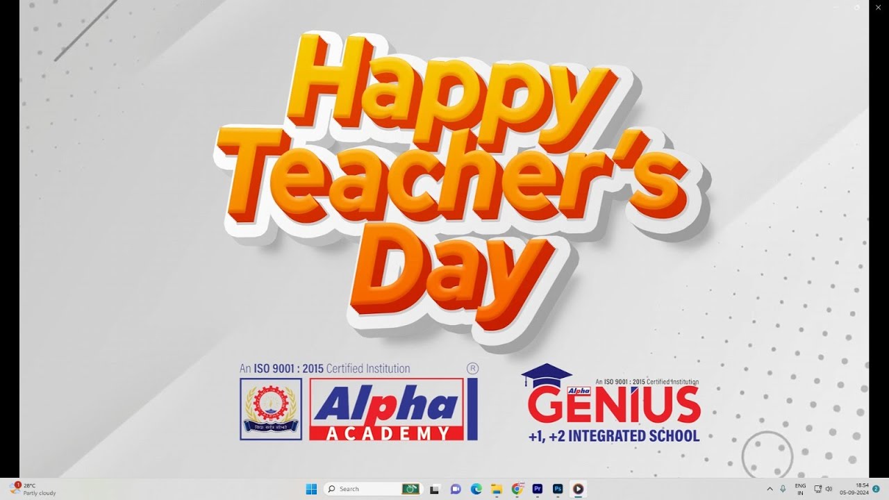 Teachers' Day 2024 Programme @ Alpha Genius Integrated School ...