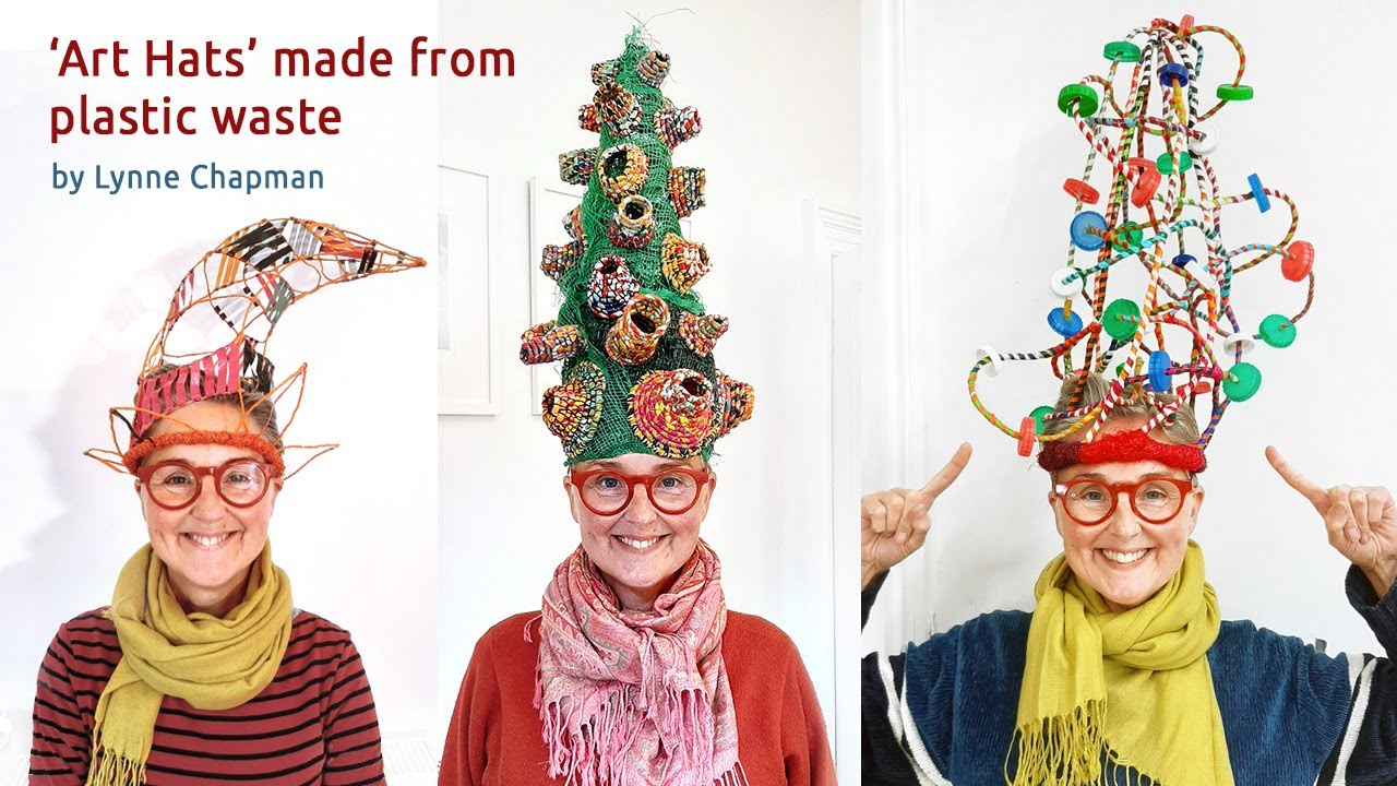 Art Hats: Upcycling Waste Plastic - YouTube