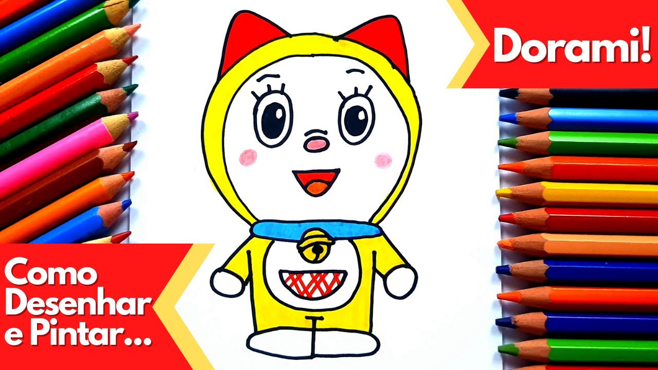 Como Desenhar e Pintar Dorami - YouTube