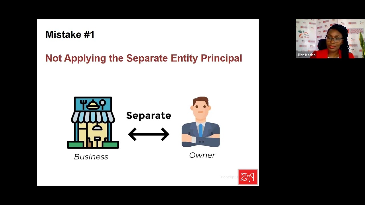 How to Separate Yourself From Your Business - Lilian Katiso - YouTube