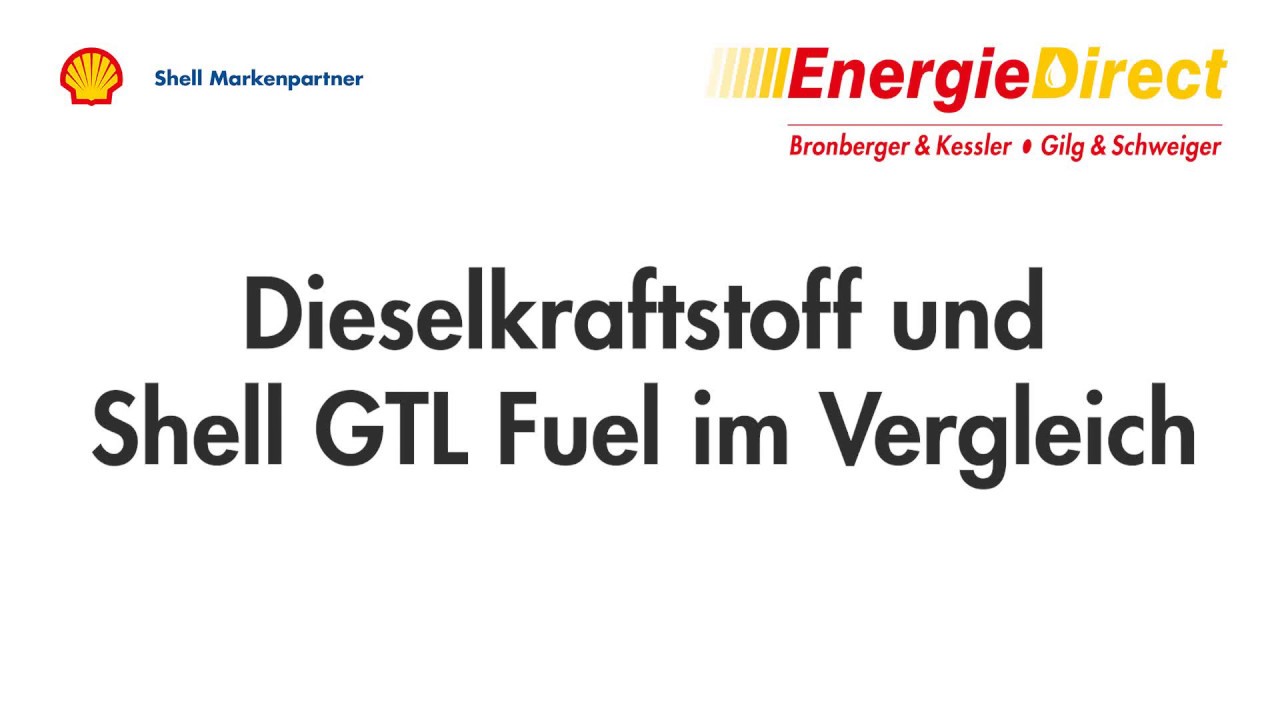 Herkömmlicher Diesel & Shell GTL Fuel im Vergleich - YouTube