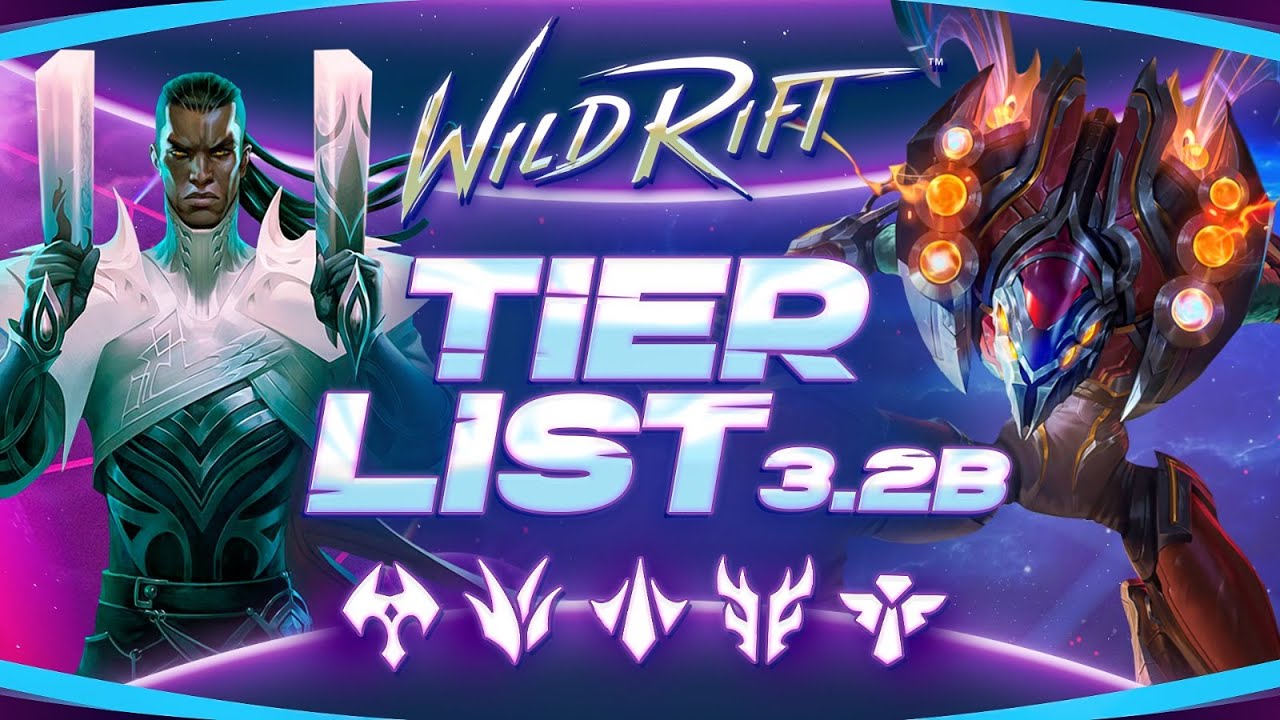LA TIER LIST DE WILD RIFT EN EL 3.2B CON SUS RUNAS - LOS MEJORES ...