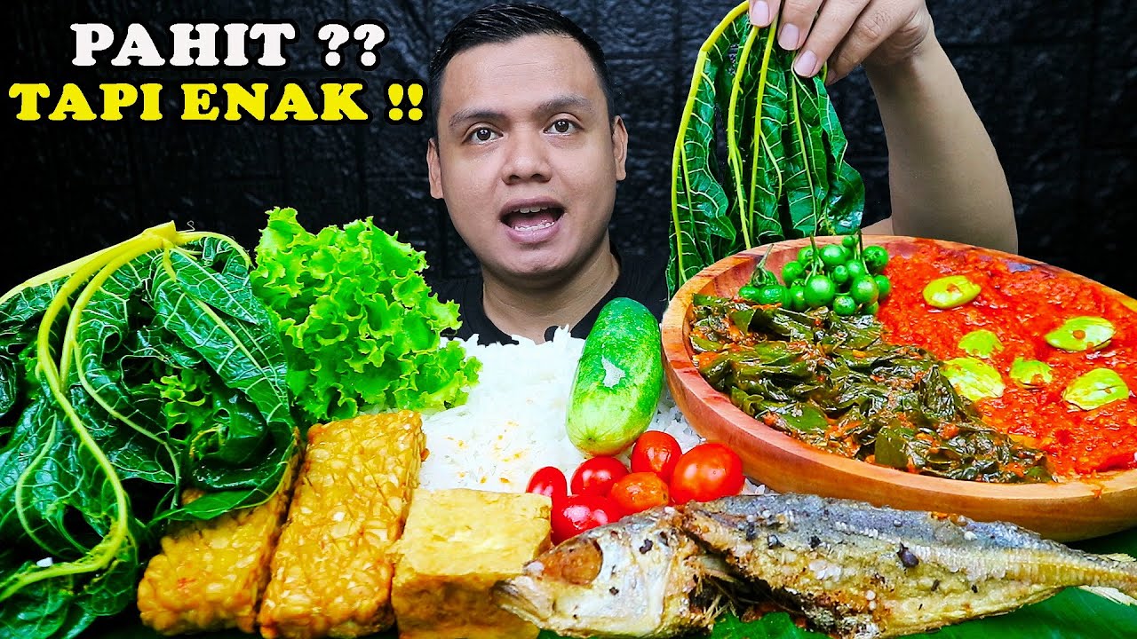 MAKAN SEDERHANA !! TUMIS GENJER, IKAN ASIN PEDA SAMBAL PETE LALAPAN ...