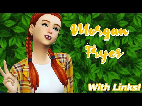 The Sims 4|Morgan Fyres makeover with LINKS! - YouTube