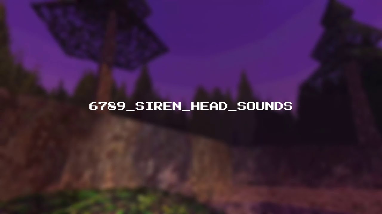 SCP-6789|SIREN_HEAD all sounds - YouTube