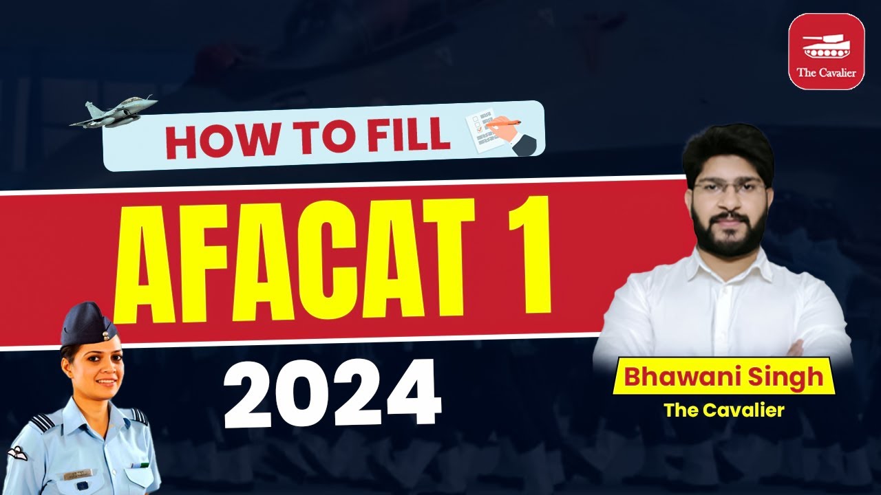 How to Fill AFCAT 1 2024 Form I AFCAT 1 2024 Form Kese Bhare ? | AFCAT ...