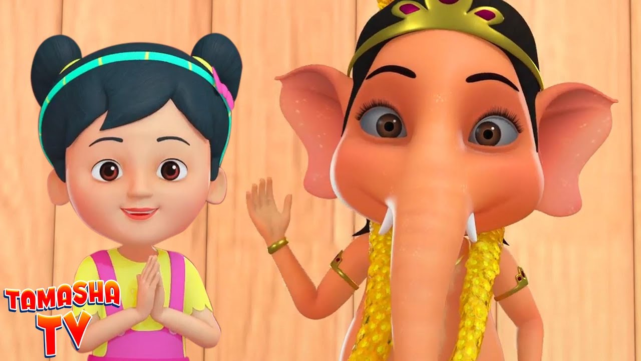 छोटू गणेशा, Chotu Ganesha, Happy Ganesh Chaturti, Hindi Rhyme for Kids ...