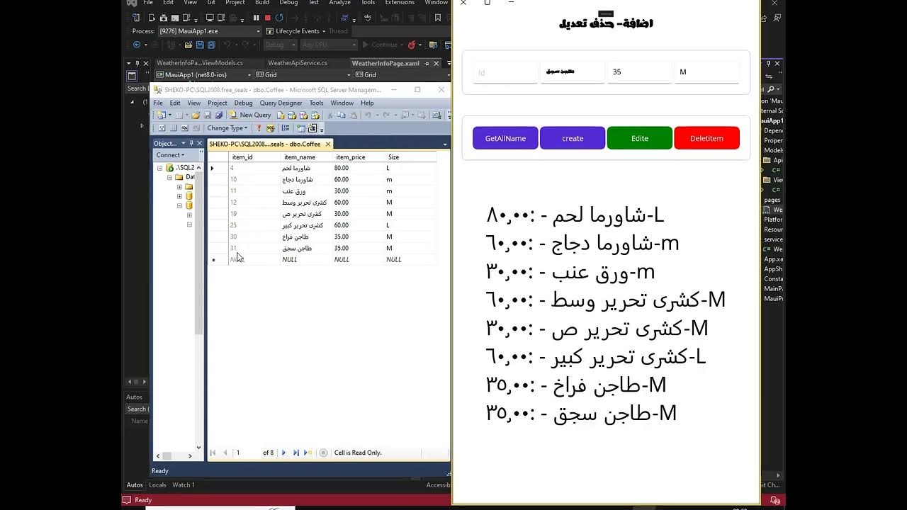.net maui mvvm Api Crud sqlserver - YouTube