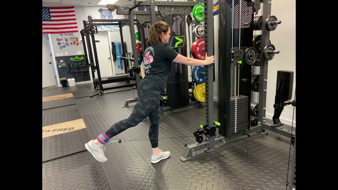 Cable Glute Extension - YouTube