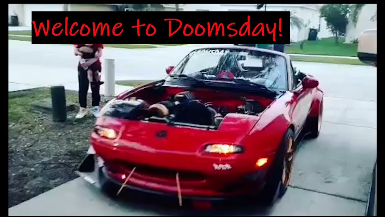1200WHP Boosted 12A Rotary Swapped Miata - YouTube