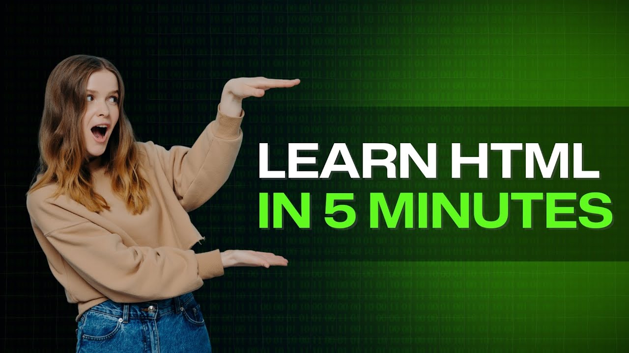 Learn HTML in 5 Minutes | Quick HTML Tutorial for Beginners #HTML # ...