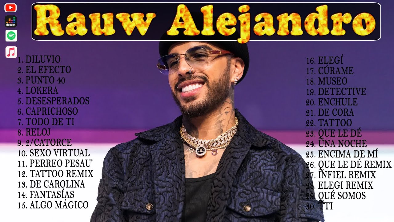 Rauw Alejandro Exitos 2024 🔊 Mix Mejores Canciones de Rauw Alejandro Lo ...