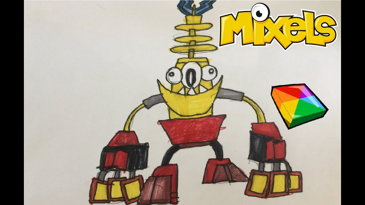 the mixels are back] mixel fusion 3 zaptor and vulk fusion - YouTube