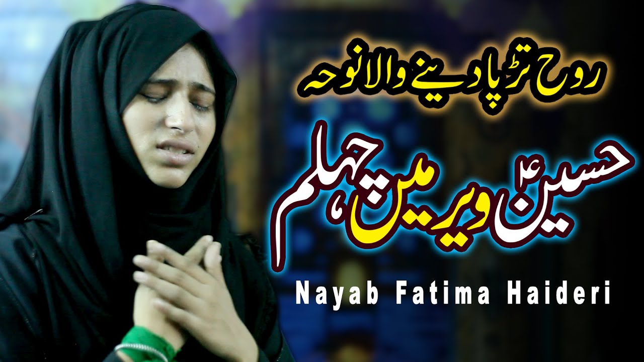Hussain Veer Main Chehlum Tera Karan | Hussain veer | new Noha 2023 | Nayab Fatima Haideri - YouTube