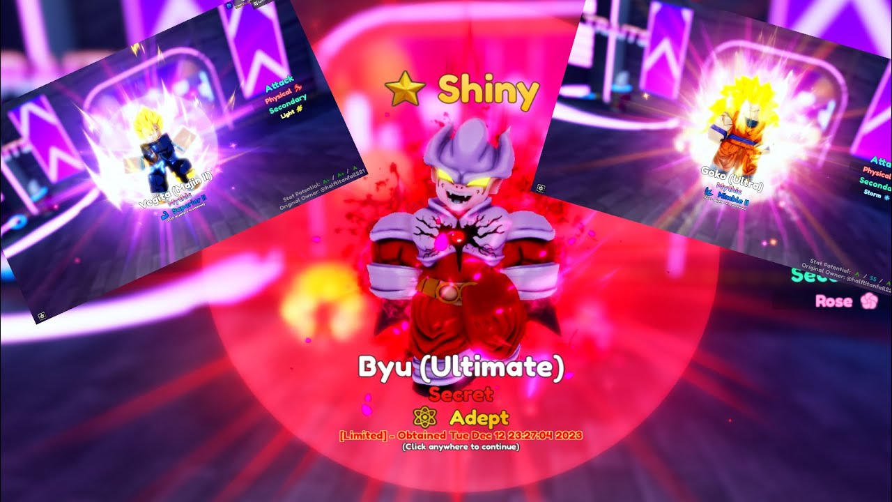 SHINY BUU SHOWCASE IN A NUTSHELL | Anime adventures Roblox - YouTube