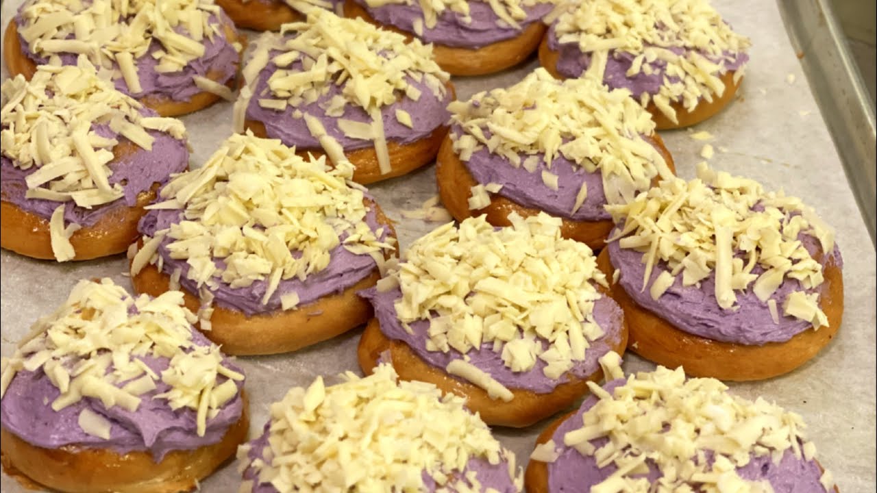 Best Cheesy Ube Ensaymada - YouTube