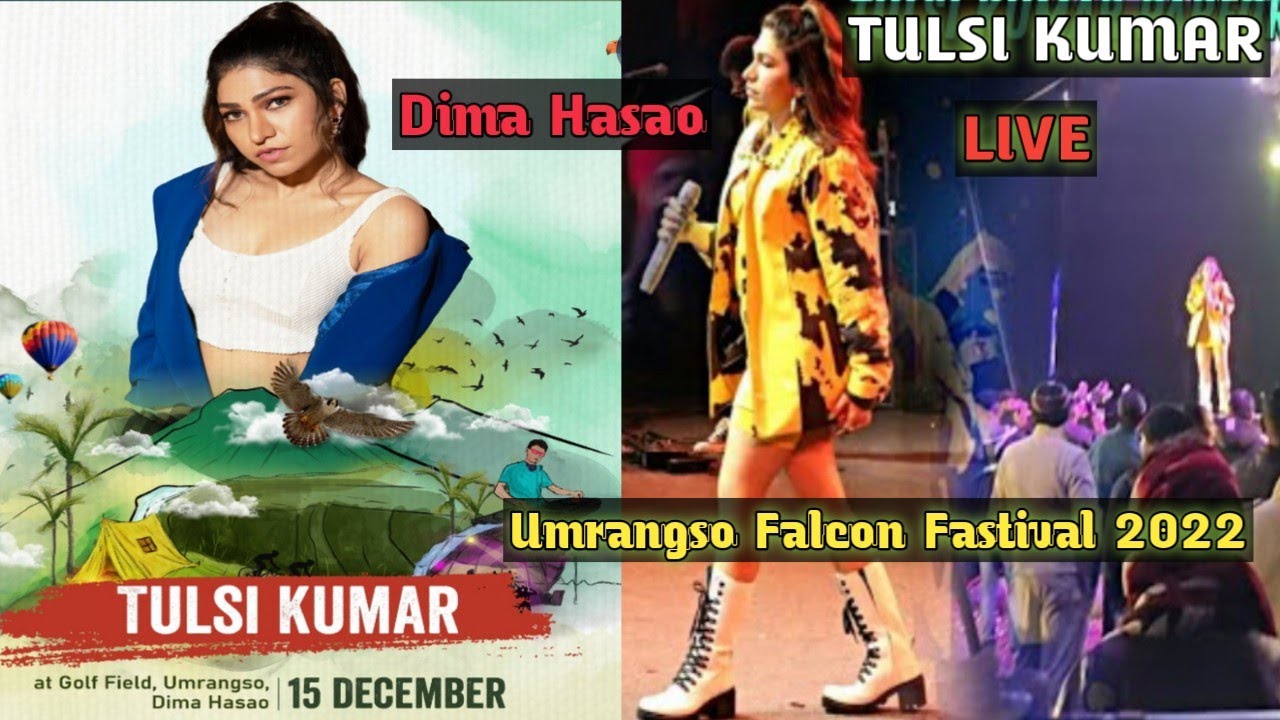 Falcon Fastival 2022#Tulsikumar || Live Performing First Time Falcon Fastival Umrangso Dima ...