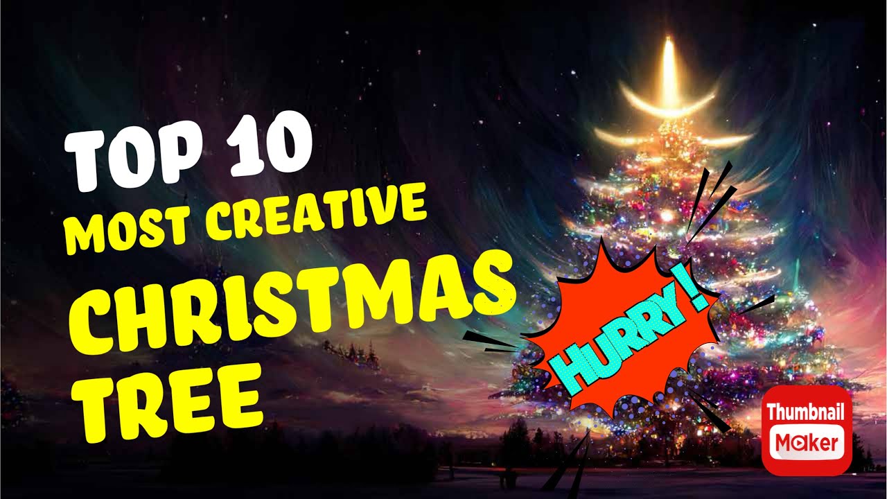 Making 10 Christmas trees - YouTube