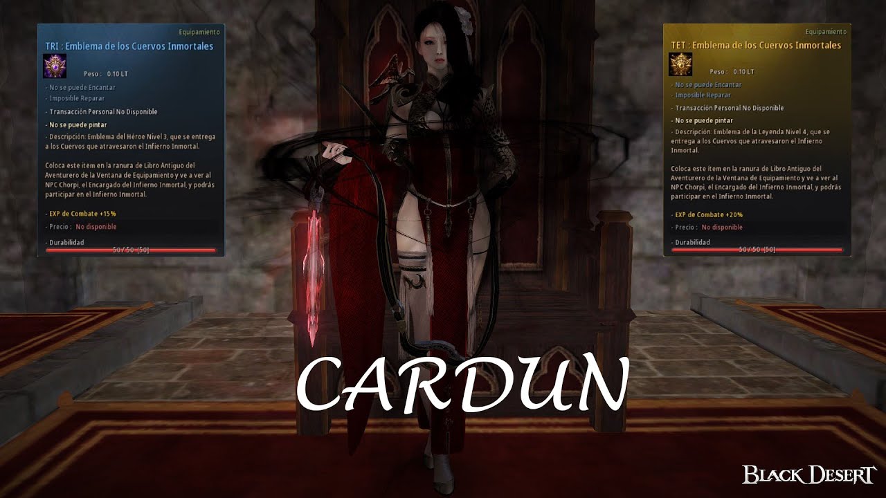 BDO - Infierno Inmortal - Cardun TRI / TET - YouTube