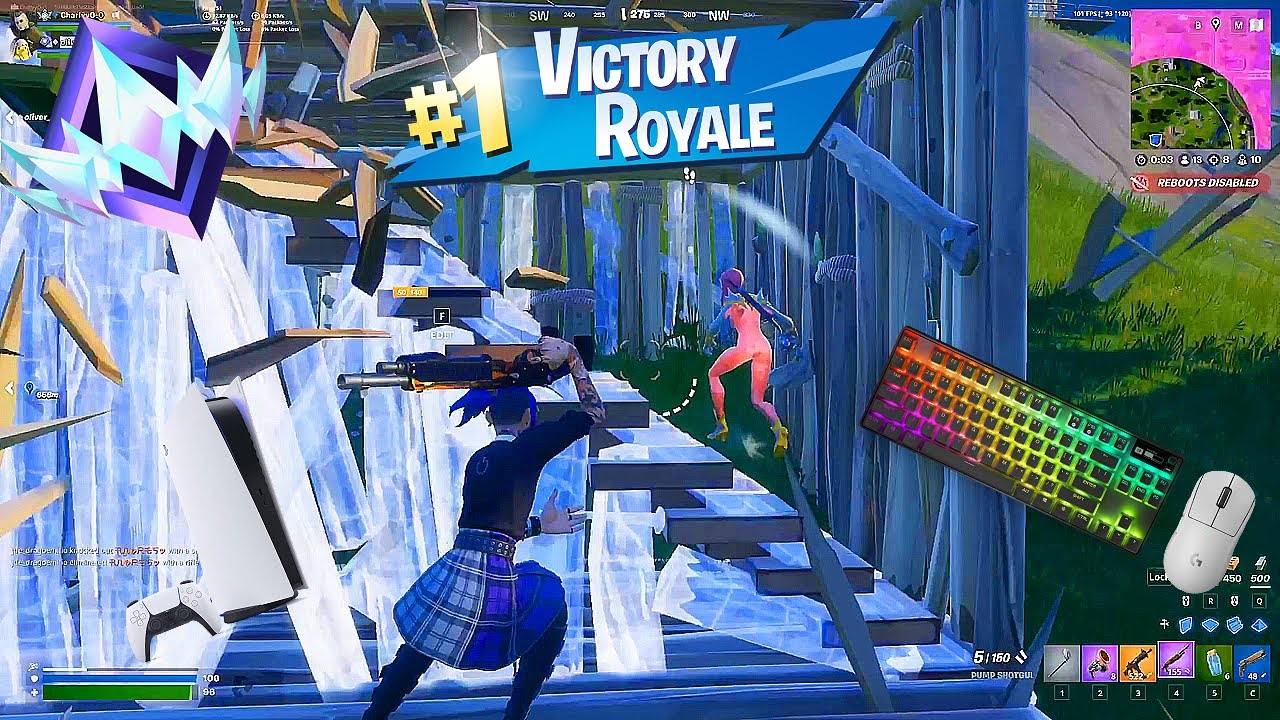 Fortnite Ranked Reload on Ps5 | Keyboard & Mouse Gameplay | 120 FPS ...