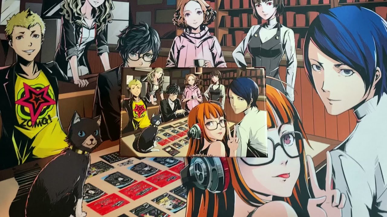 Persona 5 Board Game 2nd Ed Unboxing - YouTube