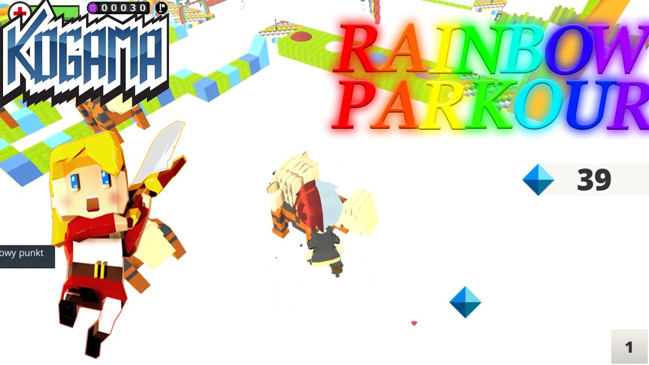 Rainbow Parkour! KoGaMa Speed Run - YouTube